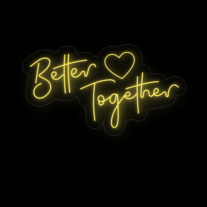 Better Together LED Neon Sign – Neonverse