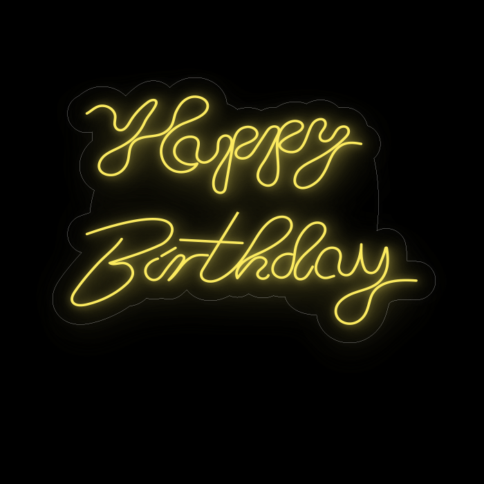 Happy Birthday LED Neon Sign – Neonverse