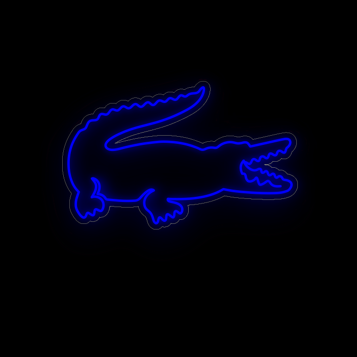 Lacoste Logo LED Neon Sign – Neonverse
