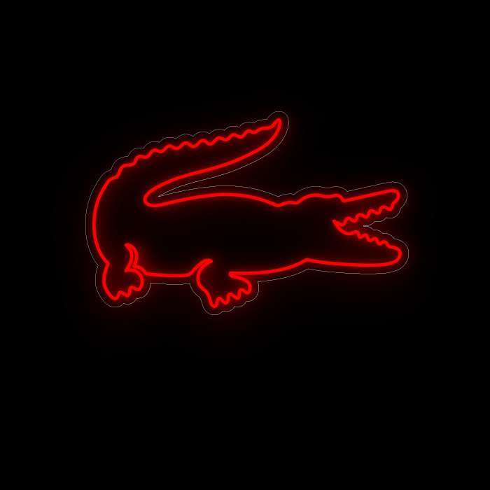 Lacoste Logo LED Neon Sign – Neonverse